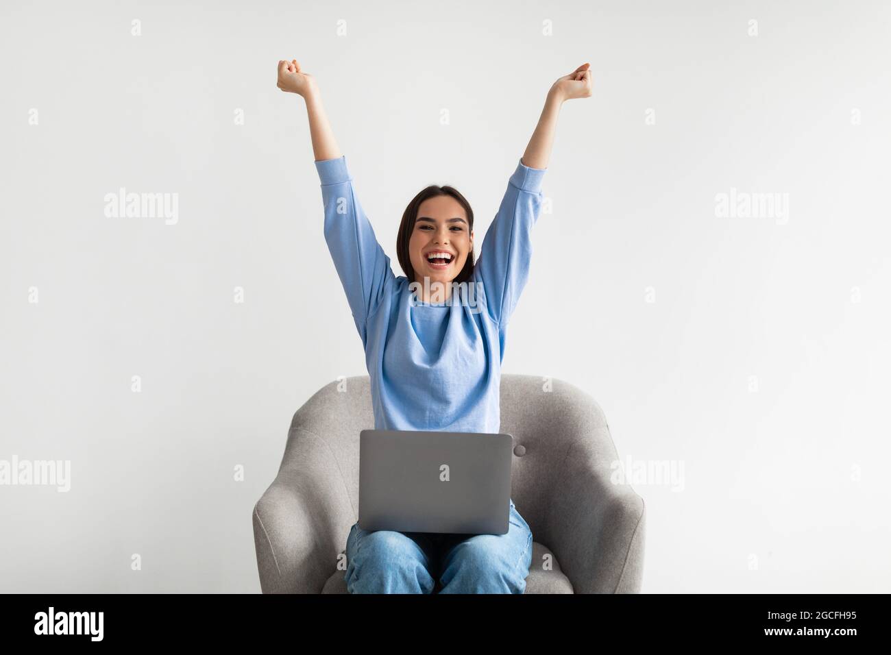 Euphoric white hi-res stock photography and images - Alamy