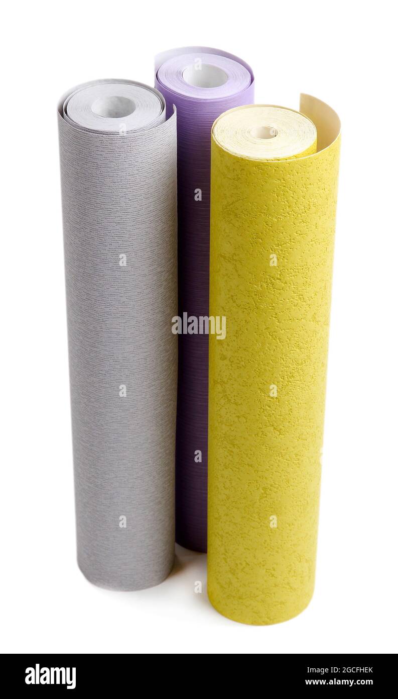 Wallpaper isolated on white Stock Photo - Alamy