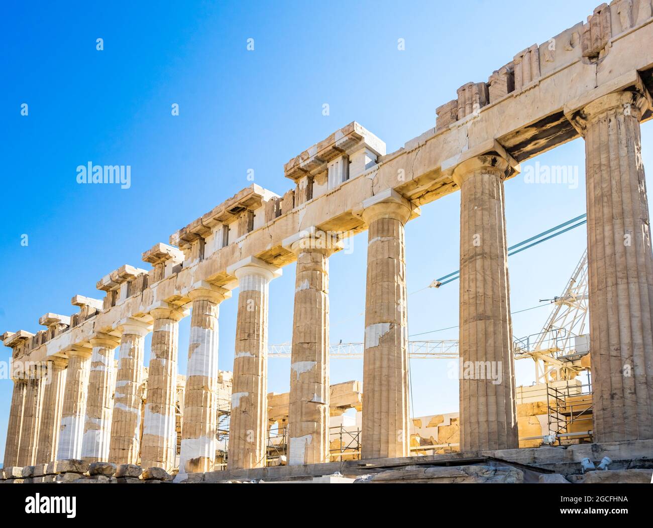 Acropolis Parthenon Temple , Athens Greece Stock Photo - Alamy