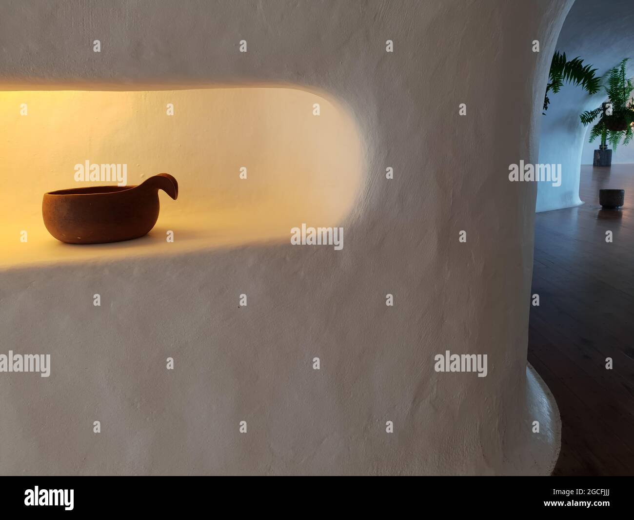 Inside Mirador del Rio - Entrance - Lanzarote, Spain Stock Photo - Alamy