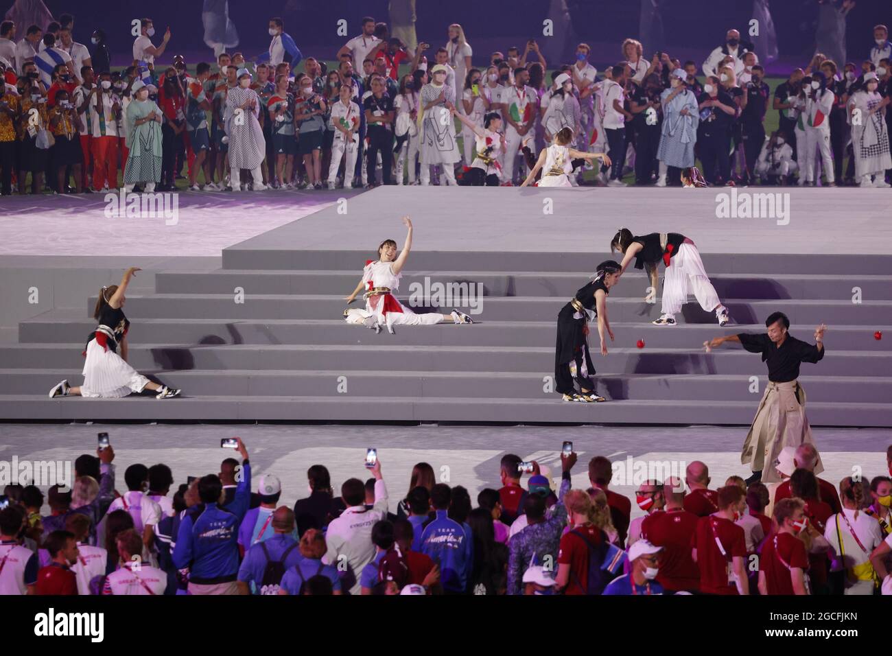 Illustration during the Olympic Games Tokyo 2020, Closing Ceremony on ...