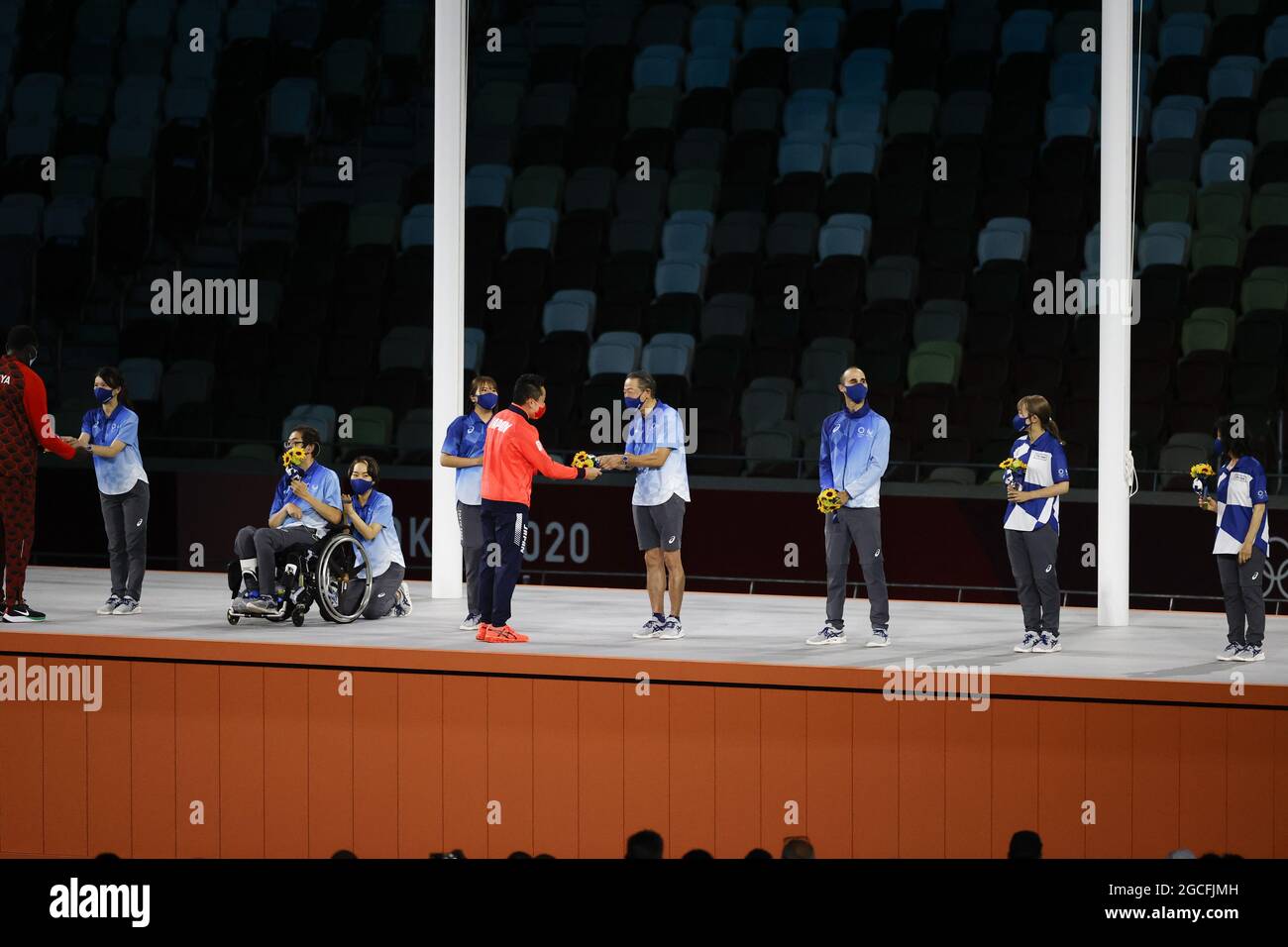 Illustration during the Olympic Games Tokyo 2020, Closing Ceremony on ...