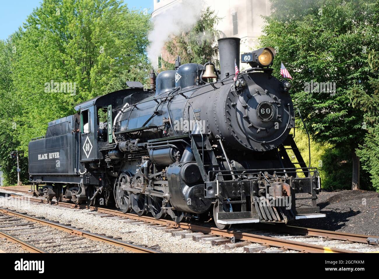 BR&W 60 steam locomotive Stock Photo - Alamy