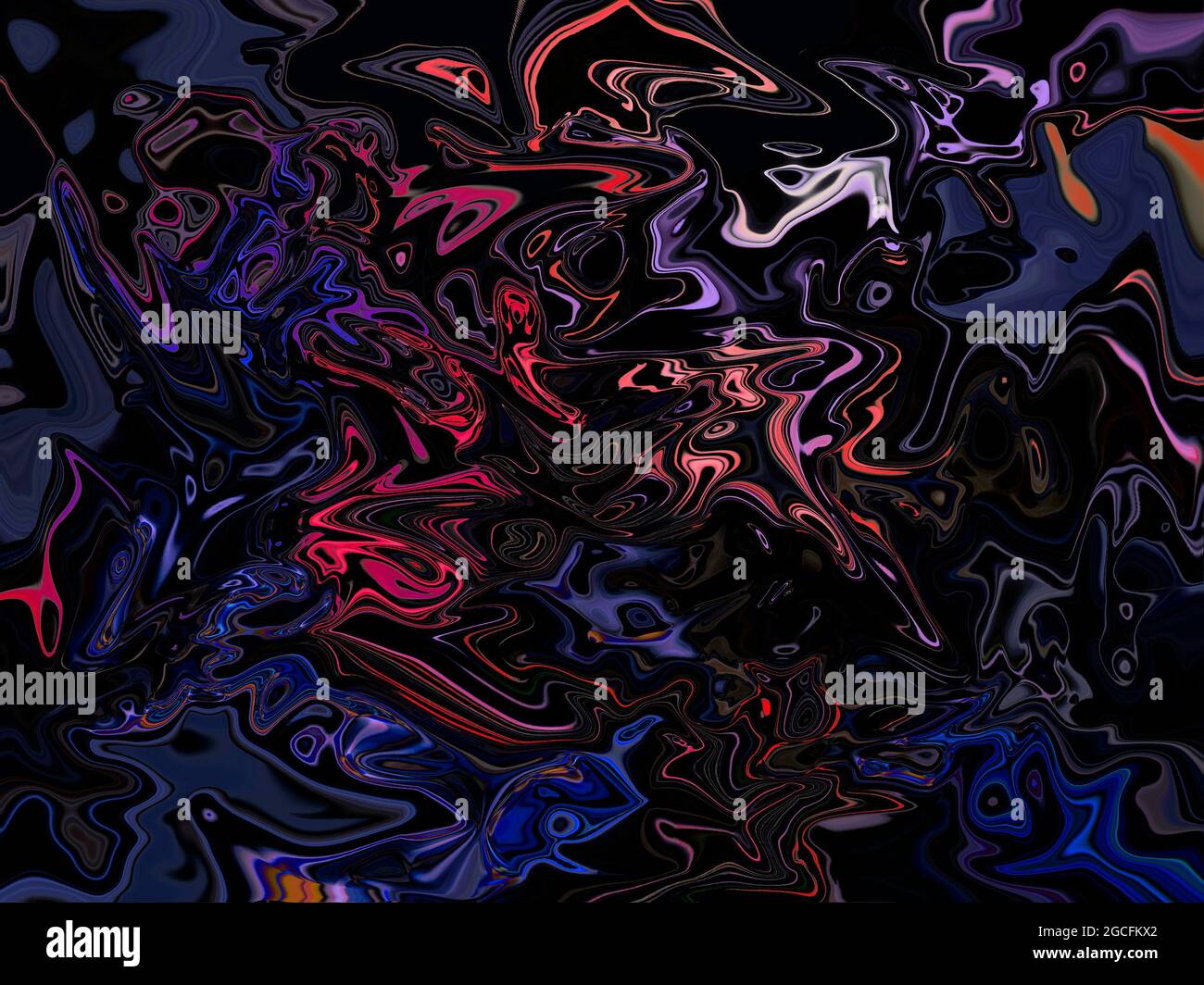 Abstract fluid painting. Modern art. 3D rendering Stock Photo - Alamy