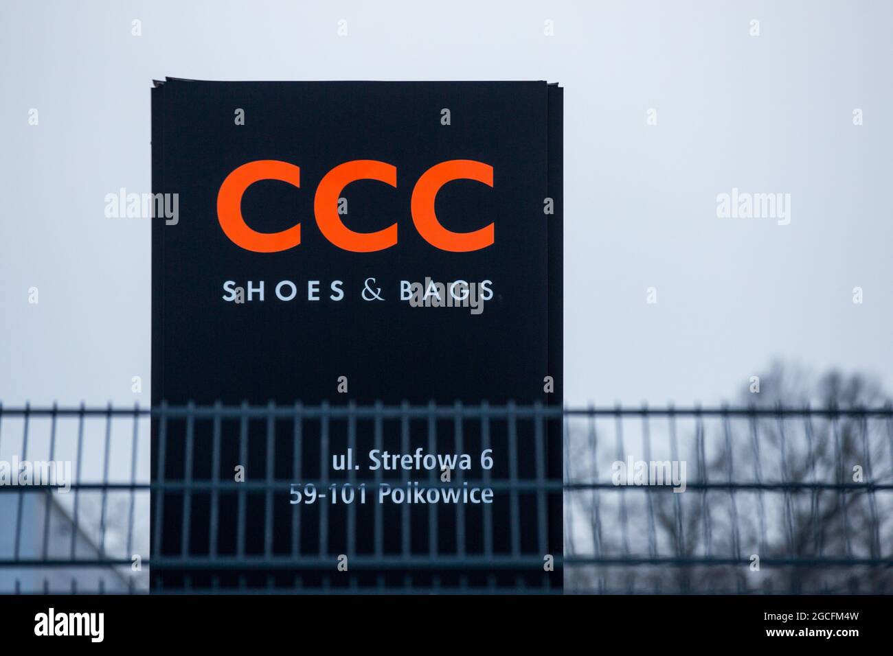 A view of the headquarters of the CCC S.A, the largest retail footwear company, one of the ...