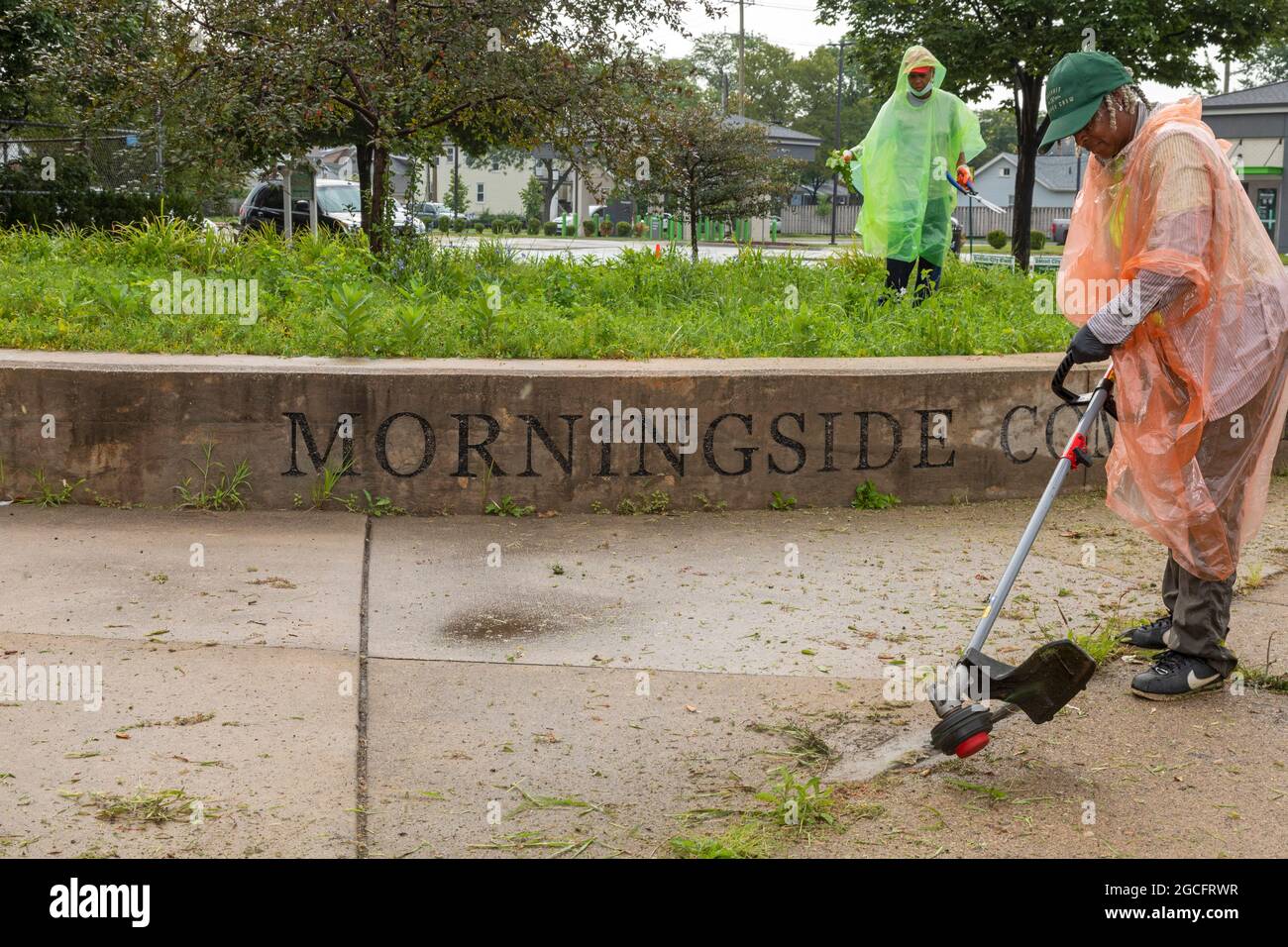 Detroit, Michigan - Volunteers with the MorningSide Community ...