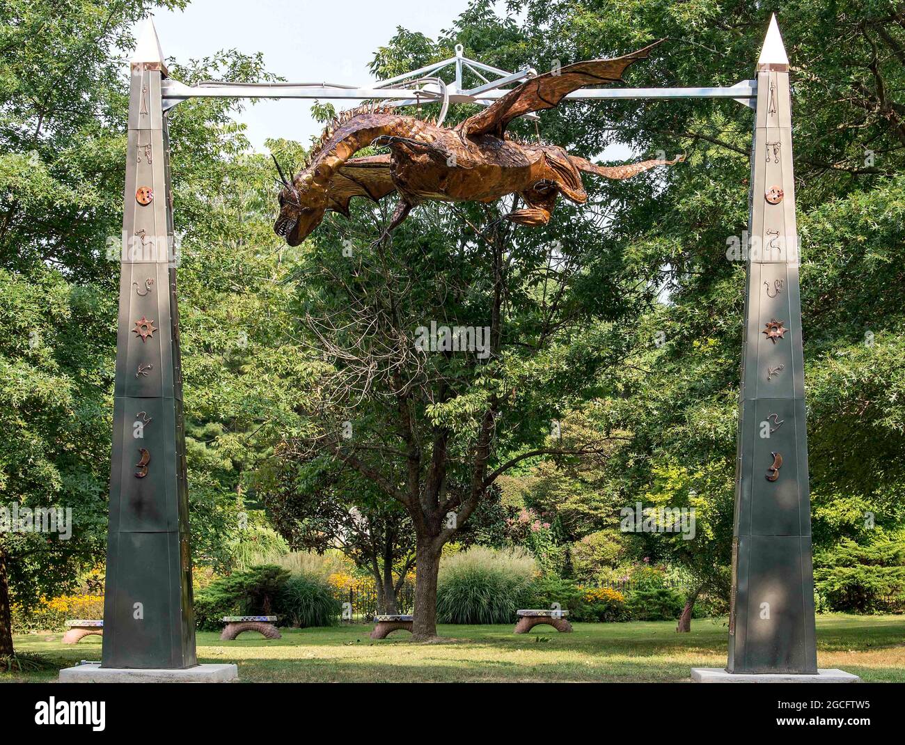 Carbondale, Illinois, USA. 08th Aug, 2021. Boo Castle Park, also known ...