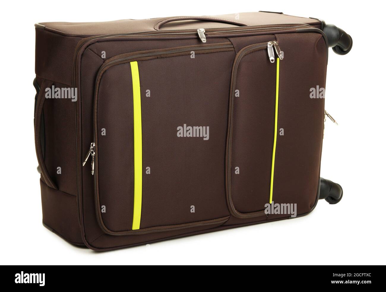 Suitcase isolated on white Stock Photo - Alamy