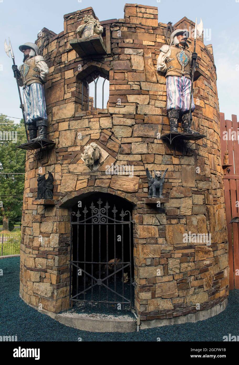 Carbondale, Illinois, USA. 08th Aug, 2021. Boo Castle Park, also known ...