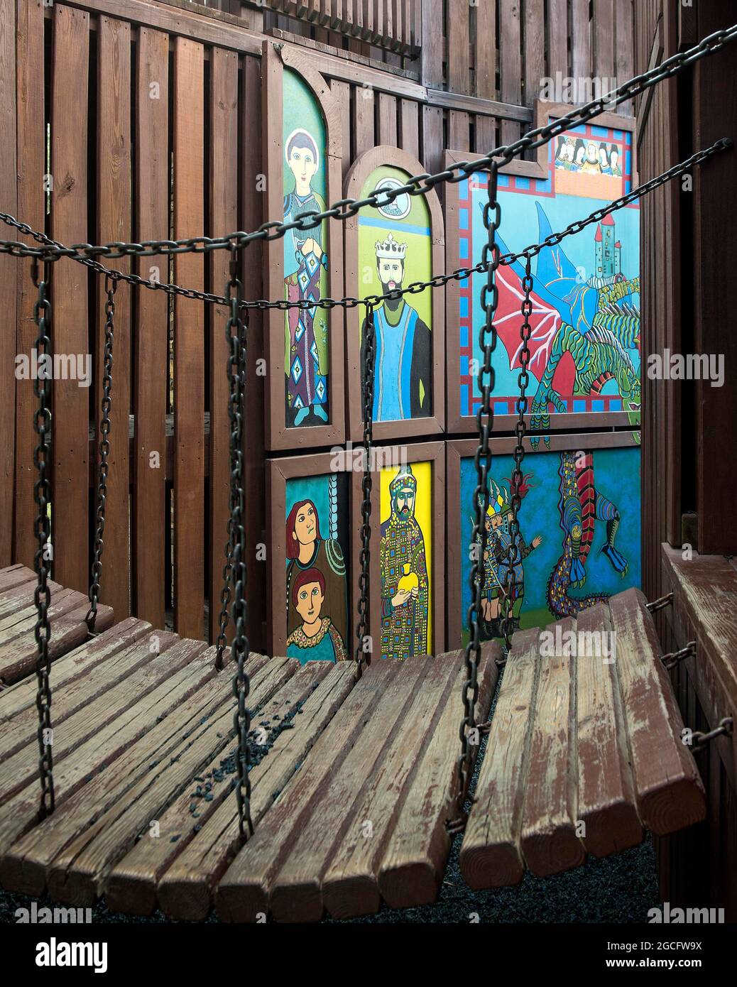 Carbondale, Illinois, USA. 08th Aug, 2021. Boo Castle Park, also known ...