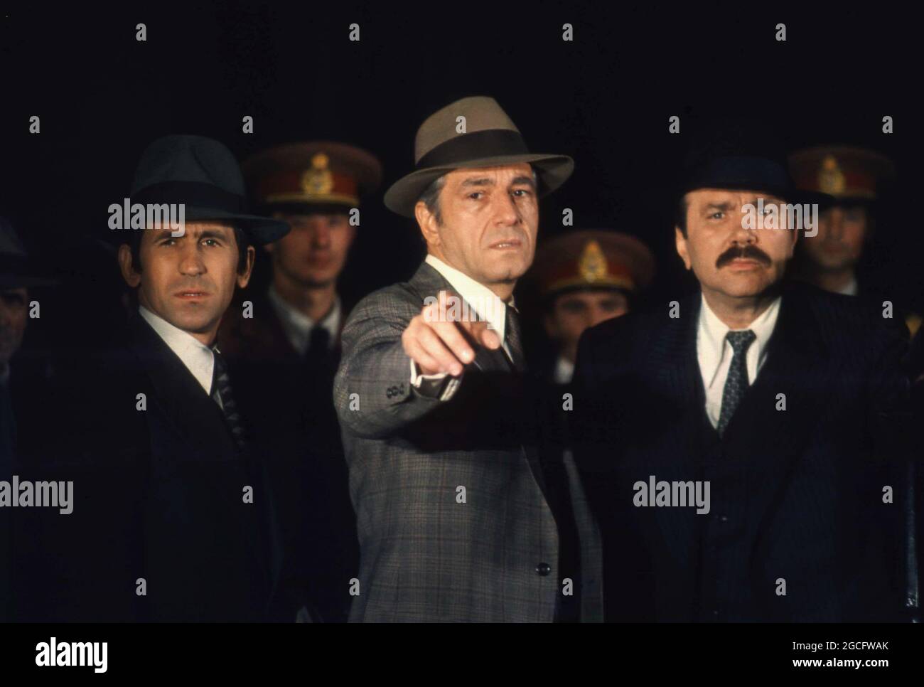 Romanian actors George Mihaita, Sergiu Nicolaescu, & George Constantin ...