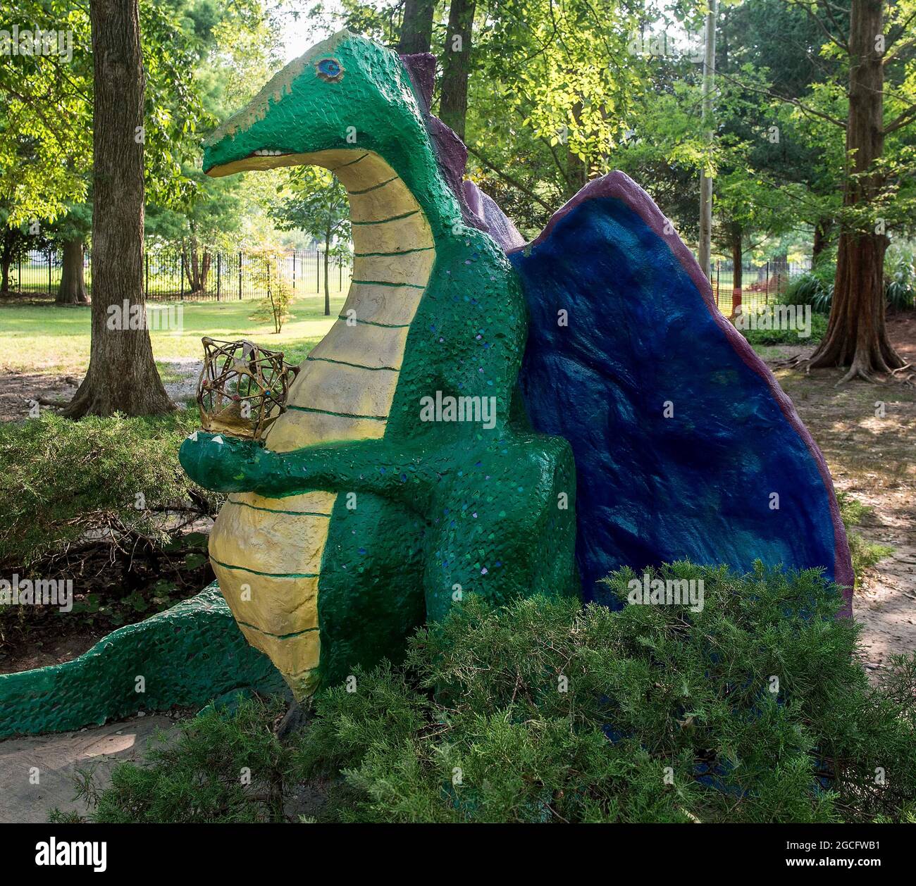 Carbondale, Illinois, USA. 08th Aug, 2021. Boo Castle Park, also known ...