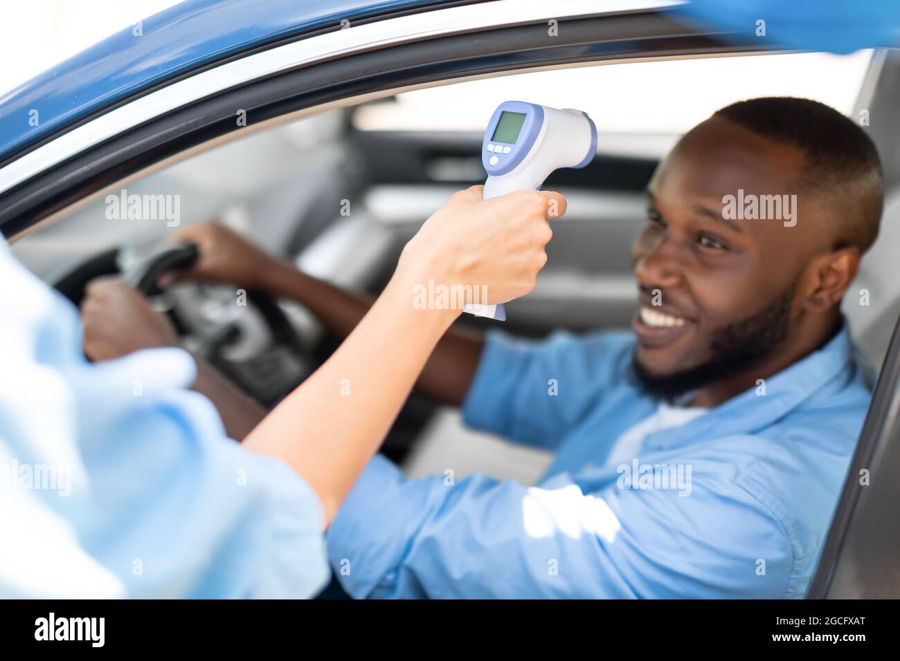 New Normal, Control, Pandemic, Covid-19 on Road in Transit. Medical ...