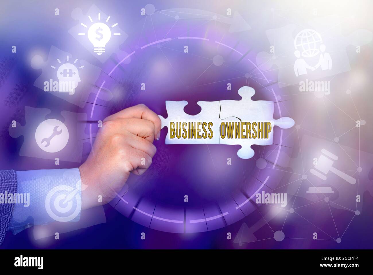 Text sign showing Business Ownership. Word Written on control or to ...