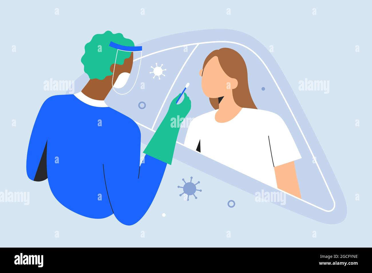 Doctor in ppe coronavirus Stock Vector Images - Alamy