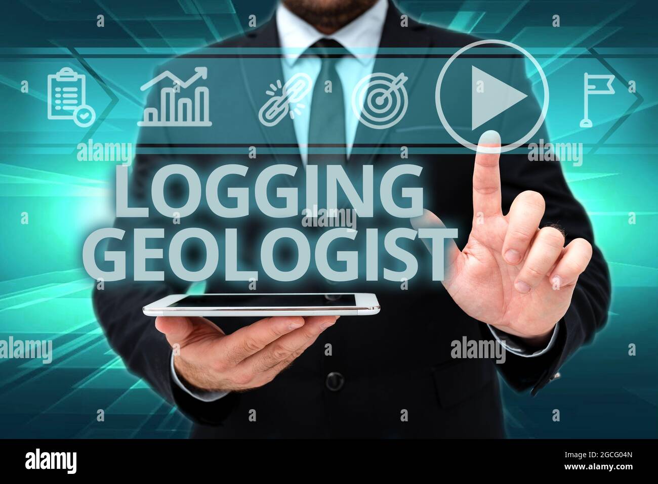 Text Showing Inspiration Logging Geologist Conceptual Photo Layout And Execution Of Definition