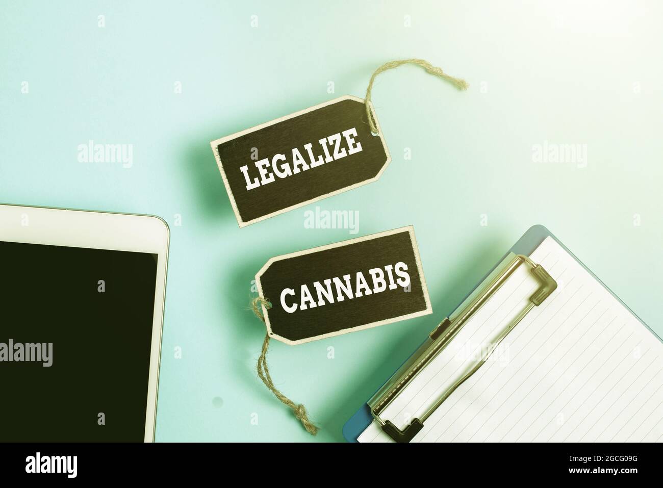 Hand writing sign Legalize Cannabis. Conceptual photo law which ...