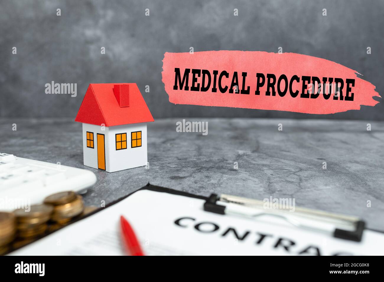Sign displaying Medical Procedure. Word for a procedure employed by ...