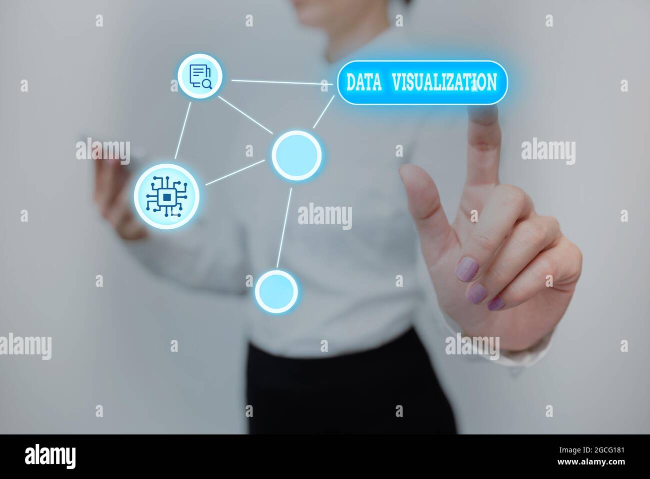 Handwriting text Data Visualization. Concept meaning representation of ...