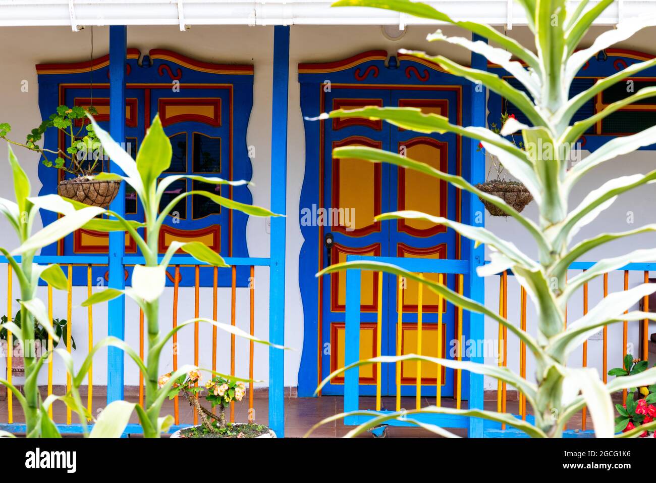 Traditional architecture of the colonial period in the Andean area, in ...