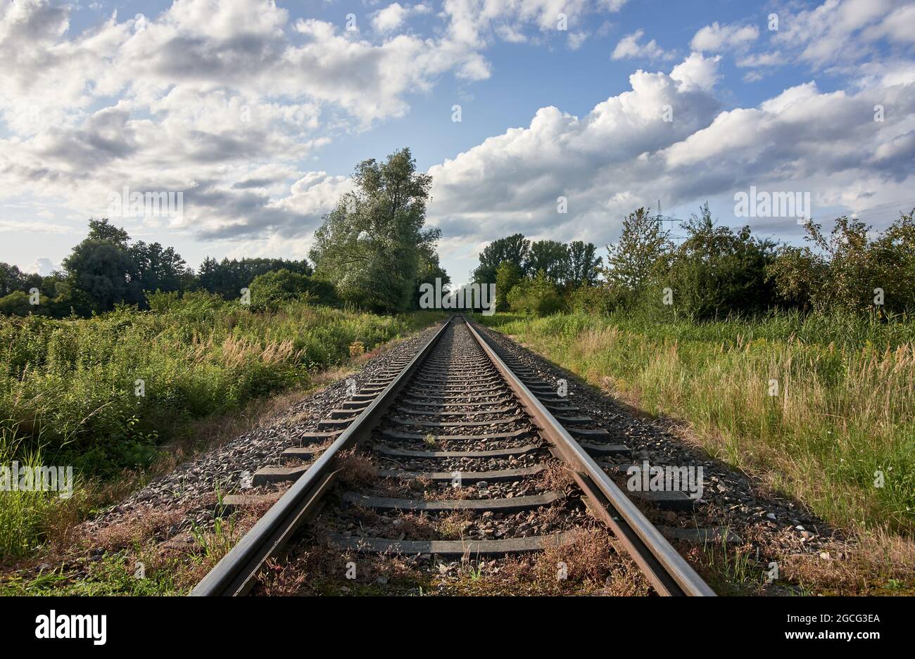 Railway in the landscape hi-res stock photography and images - Alamy