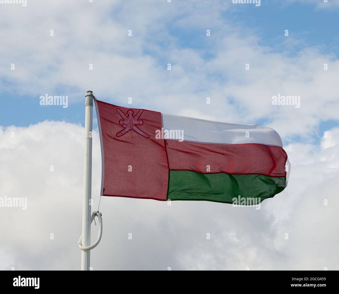 National flag of Oman Stock Photo - Alamy