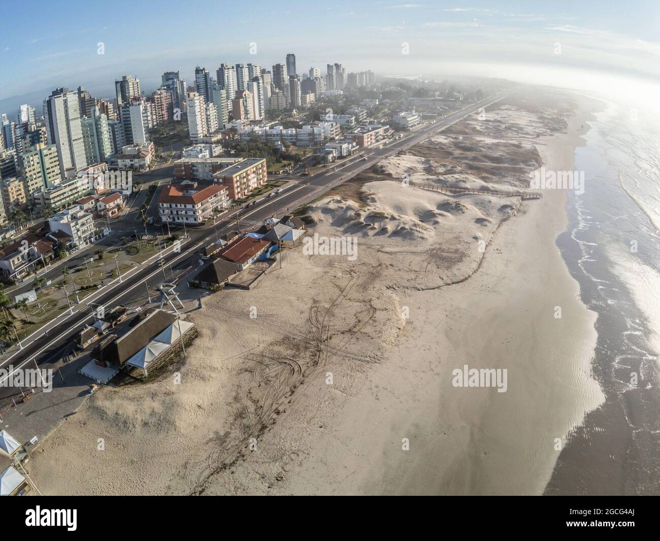 Aerial view of Torres beach, Torres, Rio Grande do Sul, Brazil Stock ...