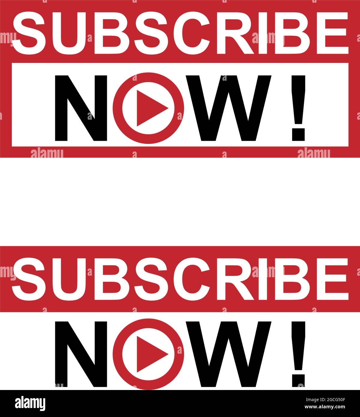 Subscribe now icon logo button template vector Stock Vector Image & Art ...