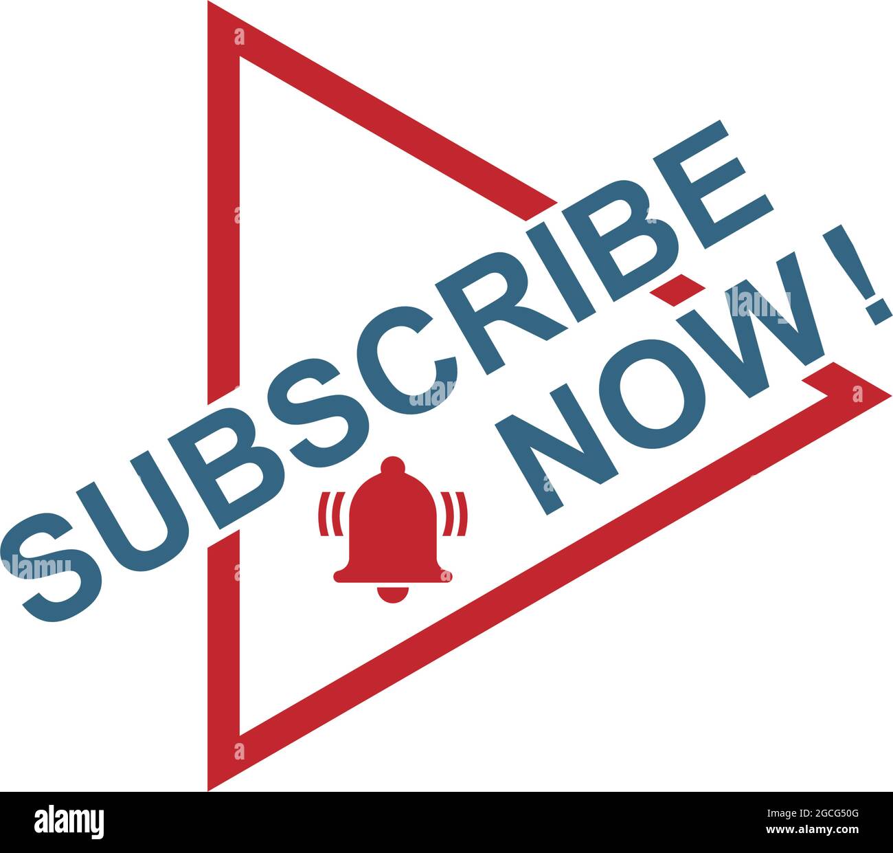 Subscribe now icon logo button template vector Stock Vector Image & Art ...