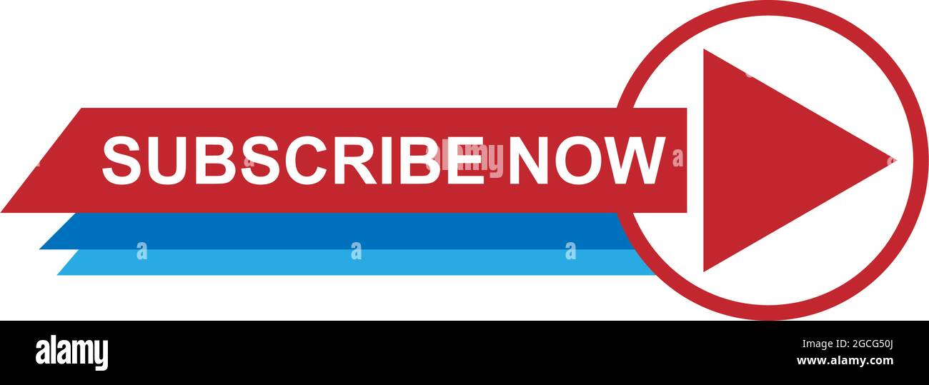 Subscribe now icon logo button template vector Stock Vector Image & Art ...