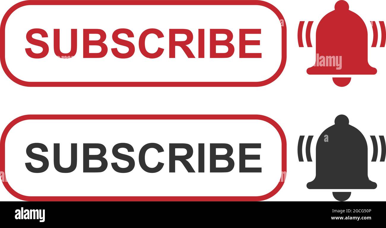 Subscribe now icon logo button template vector Stock Vector Image & Art ...