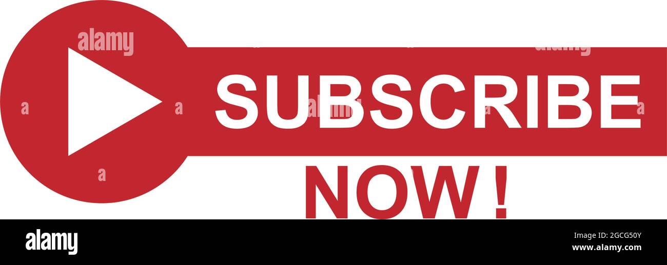 Subscribe now icon logo button template vector Stock Vector Image & Art ...