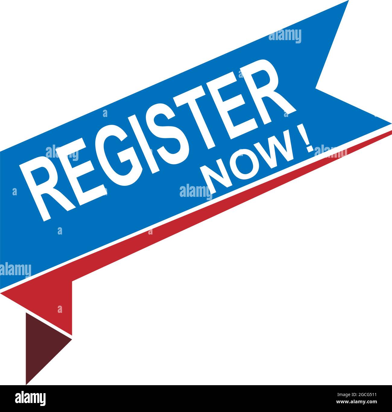 Register now icon logo button template vector Stock Vector Image & Art ...