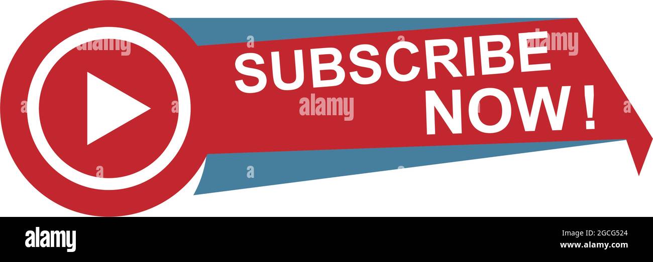 Subscribe now icon logo button template vector Stock Vector Image & Art ...