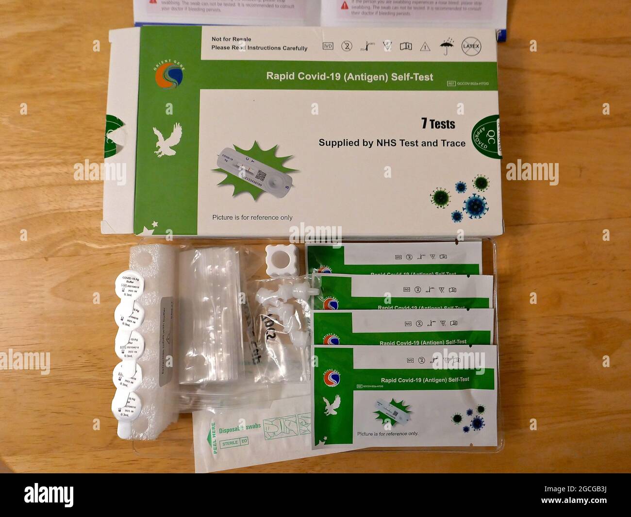 Finally the New Orient Gene Rapid Test available from the NHS gov.uk ...