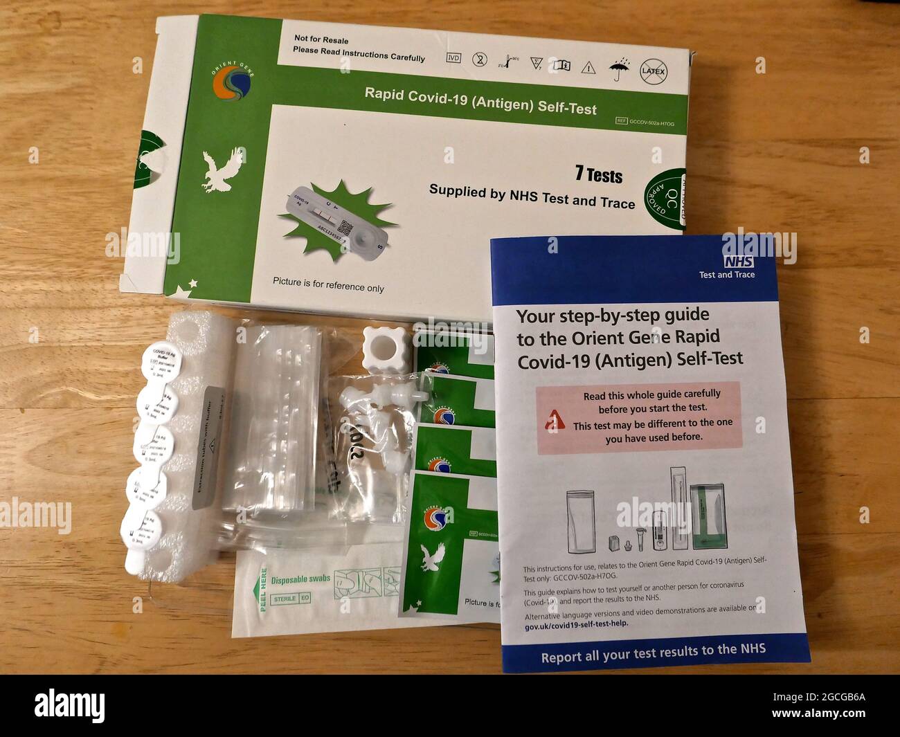 Finally the New Orient Gene Rapid Test available from the NHS gov.uk ...