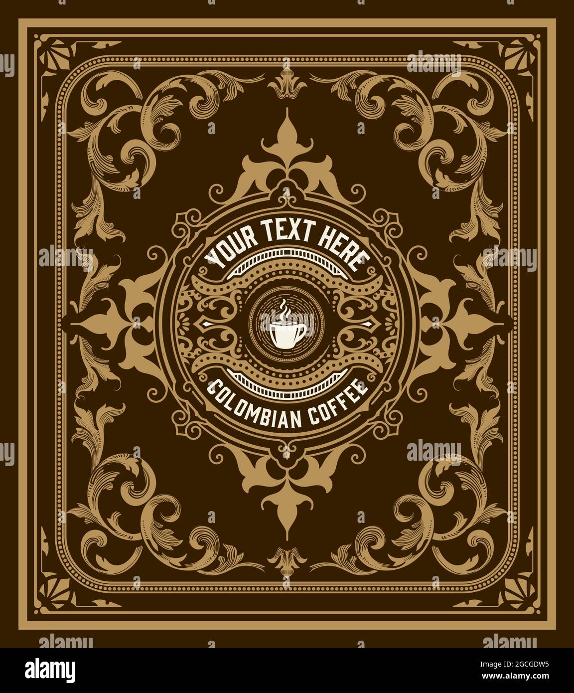 Vector, Coffee Shop label for cafe business Stock Vector Image & Art ...