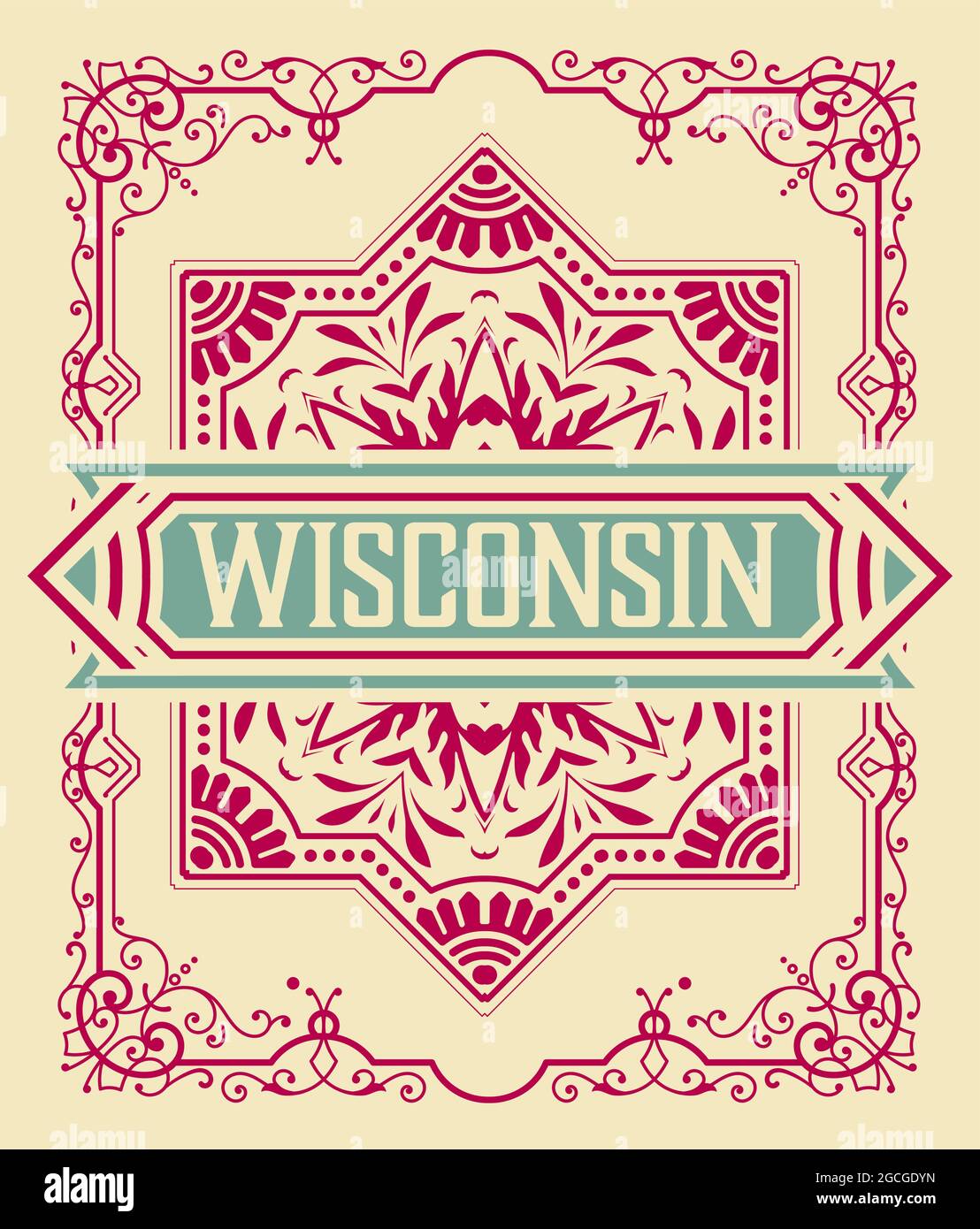 Western card with vintage style Stock Vector Image & Art - Alamy