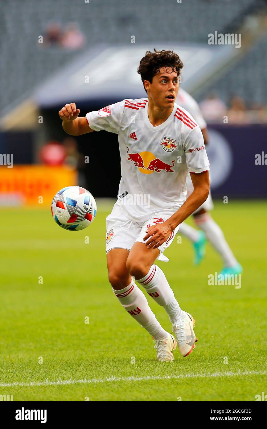 Chicago, USA, 08 August 2021. Major League Soccer (MLS) New York Red ...