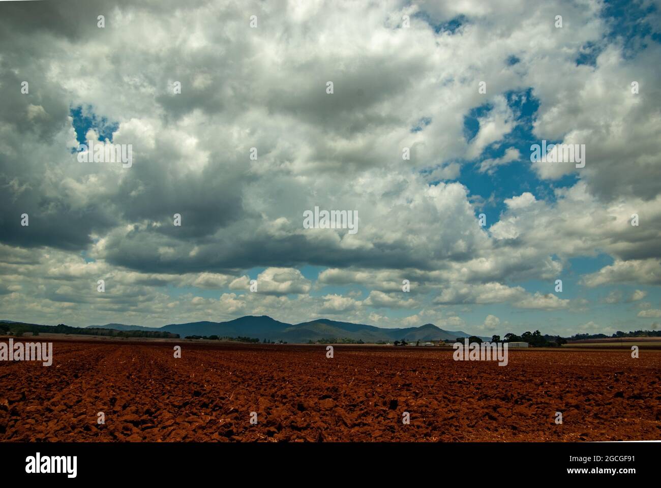 Red Soil Fields, ploughed Stock Photo - Alamy