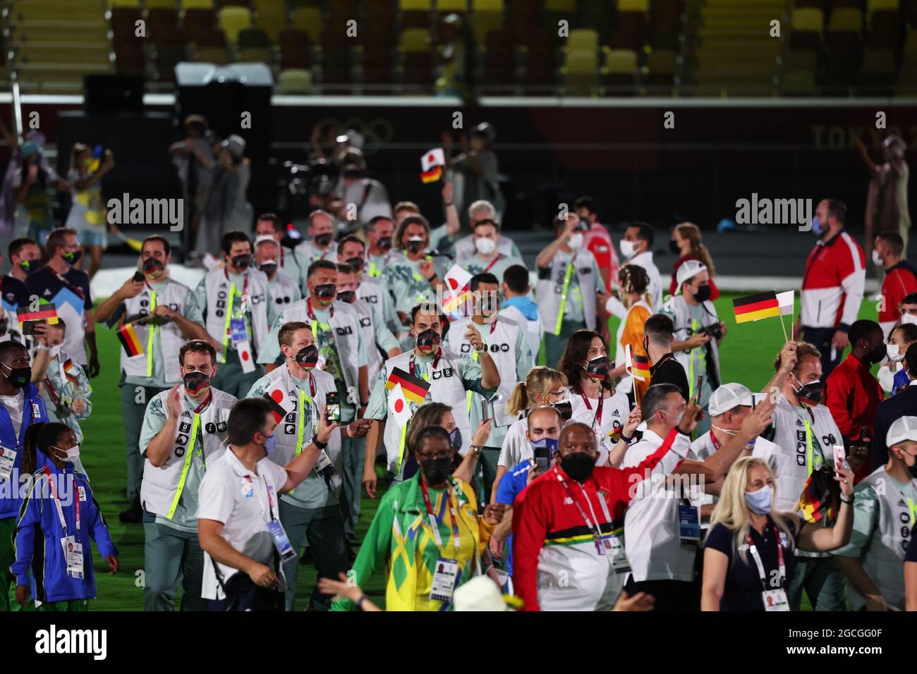 Germany Delegation (GER), AUGUST 8, 2021 : Tokyo 2020 Olympic Games ...