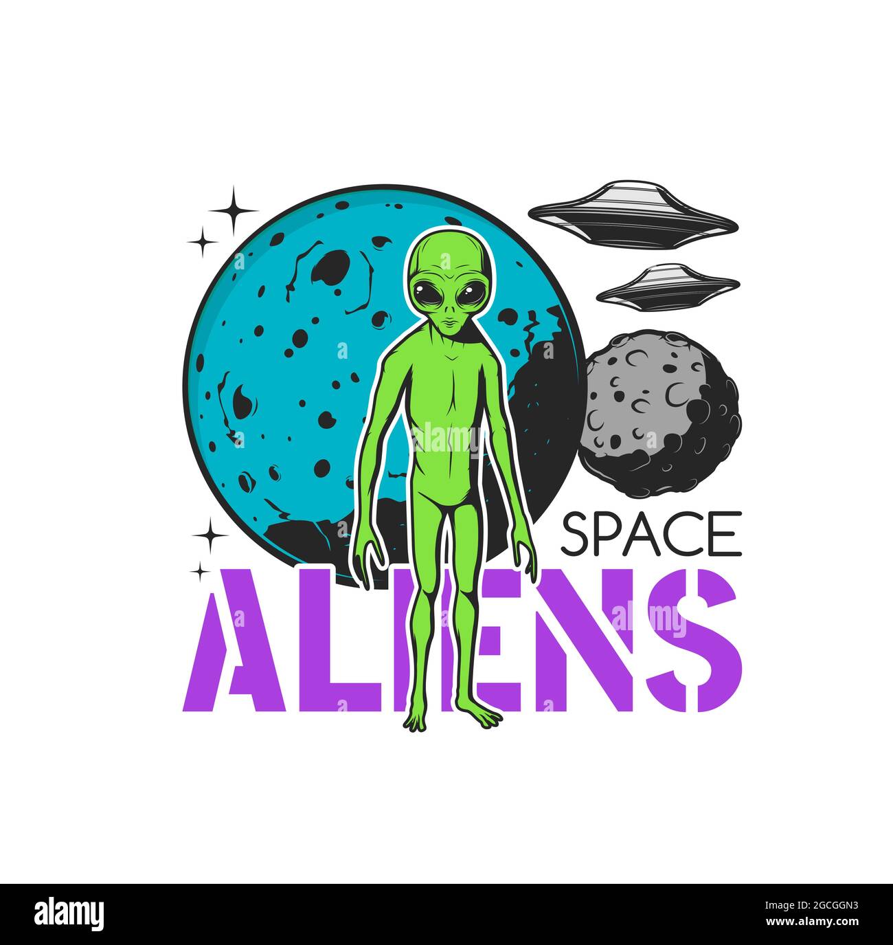 Flying Alien Humanoid