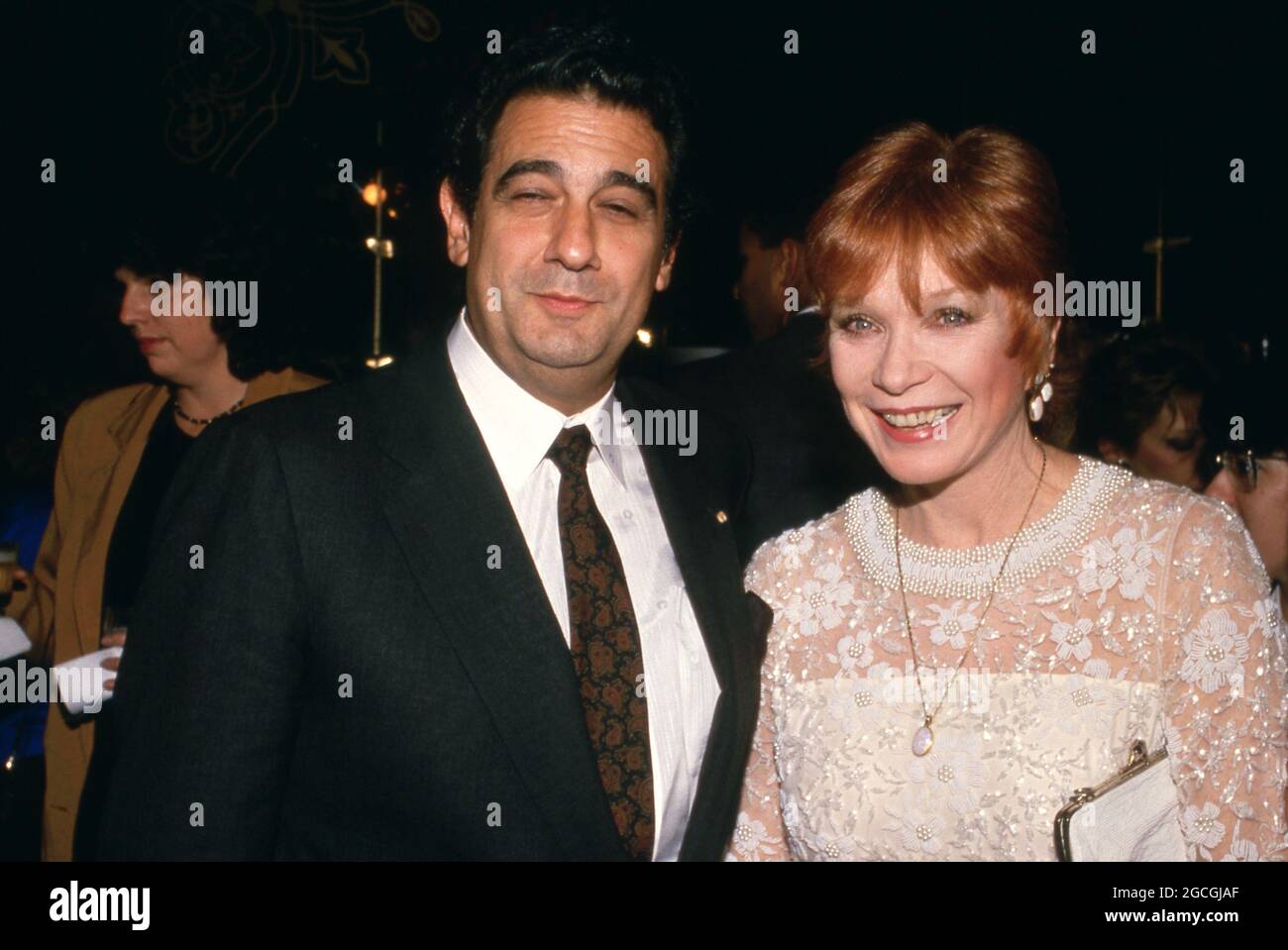 Placido Domingo and Shirley MacLaine Circa 1980's Credit: Ralph ...
