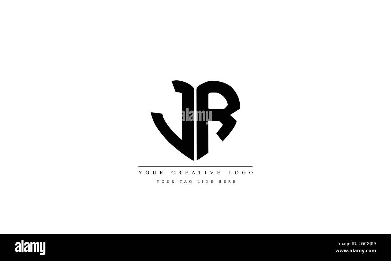 JR RJ J R abstract vector logo monogram template Stock Vector Image ...