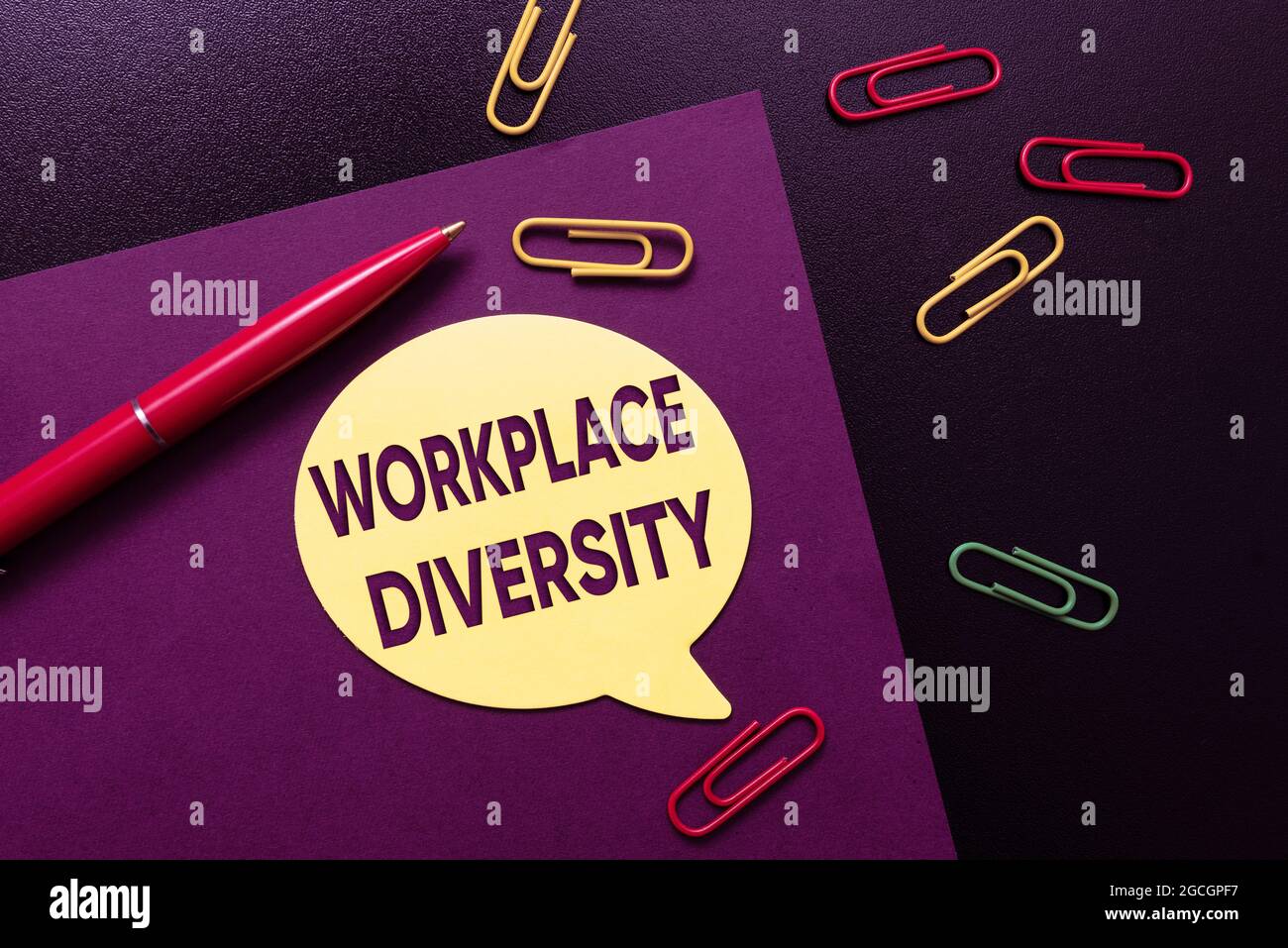 Hand writing sign Workplace Diversity. Business showcase environment ...