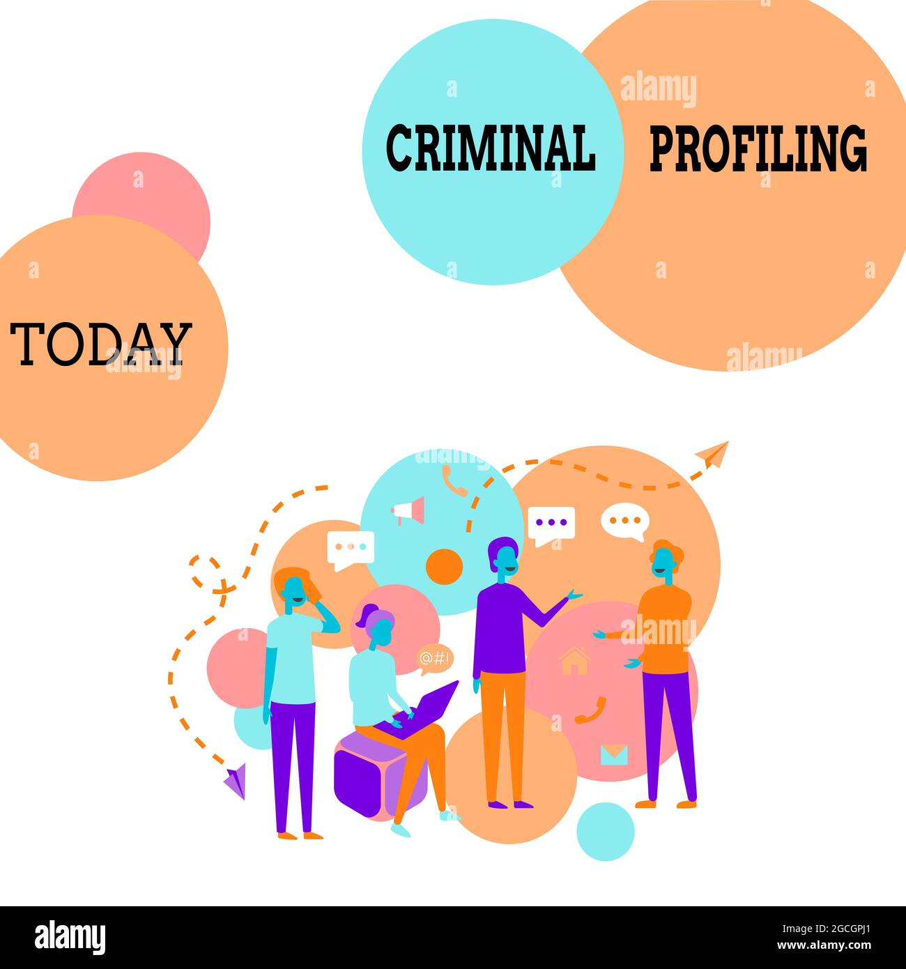 Handwriting text Criminal Profiling. Business showcase Develop profiles ...