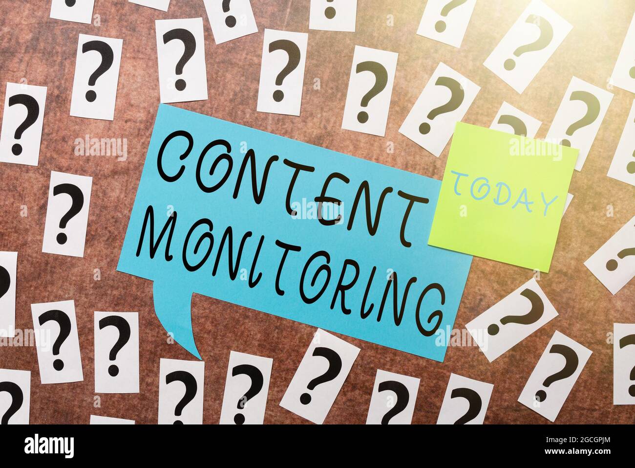Text sign showing Content Monitoring. Conceptual photo a tool to ...