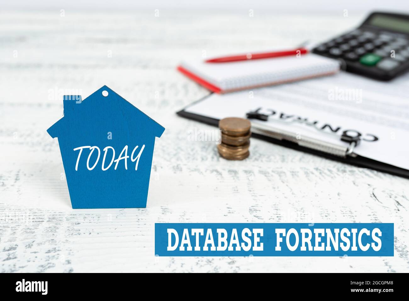 Sign displaying Database Forensics. Business showcase identifying transactions within a database ...