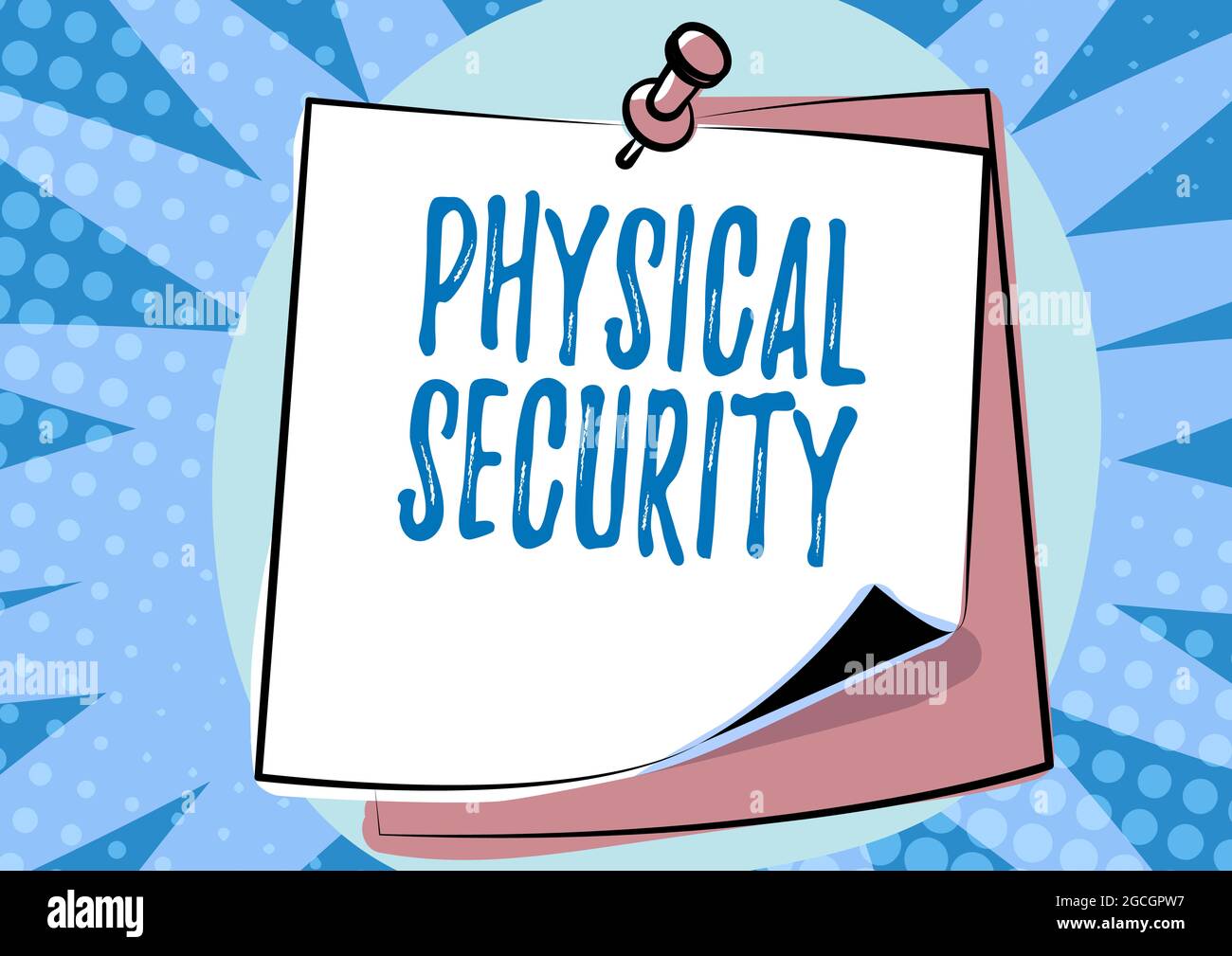 Conceptual display Physical Security. Business showcase designed to ...