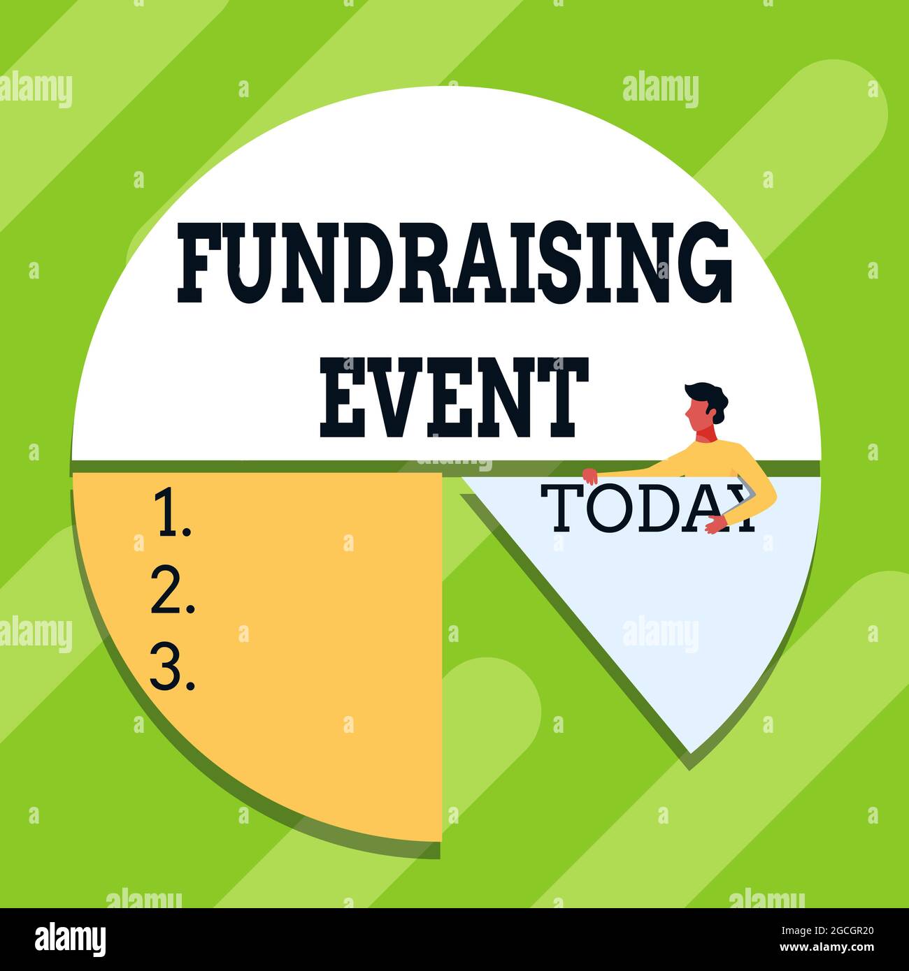 Conceptual display Fundraising Event. Business showcase campaign whose ...